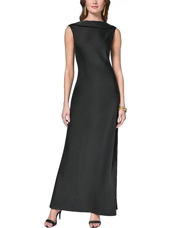 Donna Karan New York Poly Dress - Black