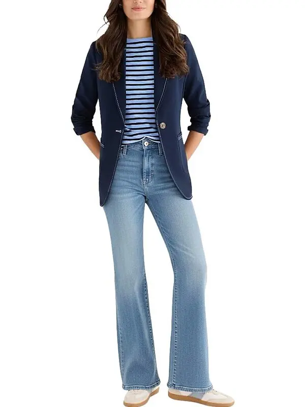 NIC+ZOE Vantage Wide Leg Jeans - Coastline