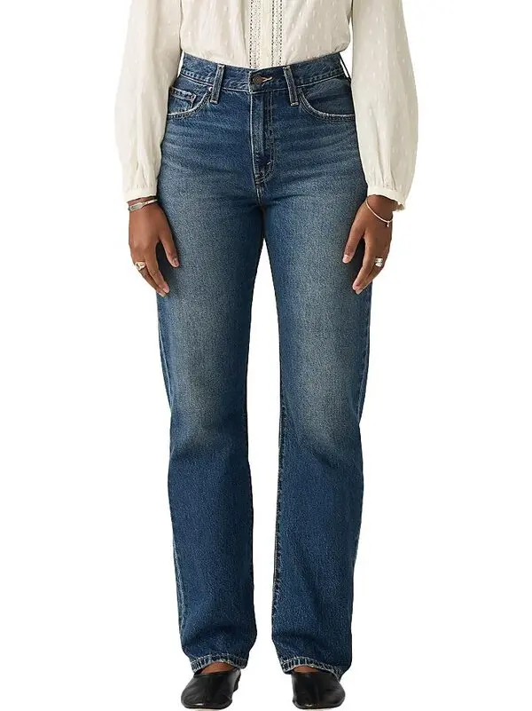 LEVI'S High Rise Straight Leg Jeans - Free Lunch