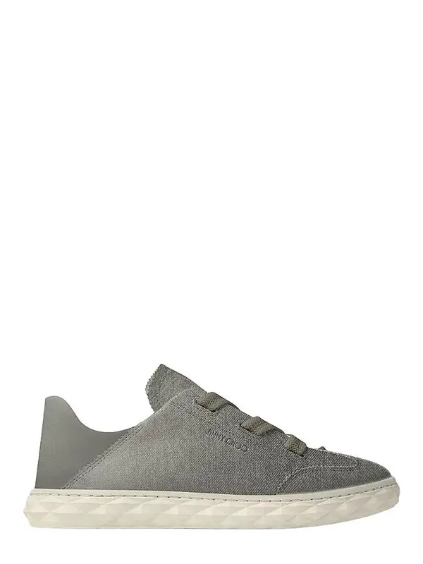 JIMMY CHOO Diamond Light Flex Denim Suede Sneakers - Denim Suede Mix