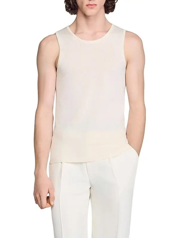 Sandro Pablo Cotton Tee - White