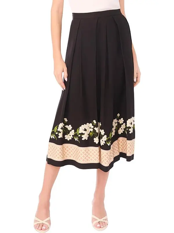 Ted Baker London Kieran Pleated Skirt - Rich Black