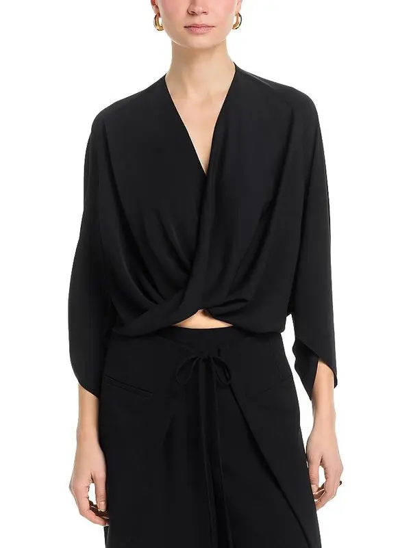 MAISON MARGIELA Long Sleeved Top - Black