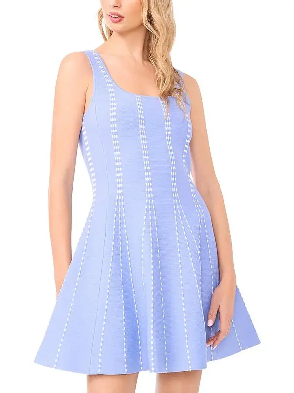 Ted Baker London Bella Sleeveless Mini Dress - Frozen Periwinkle