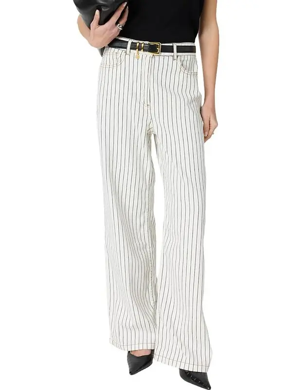 Gerard Darel Amaliah High-rise Straight Jeans - Ecru