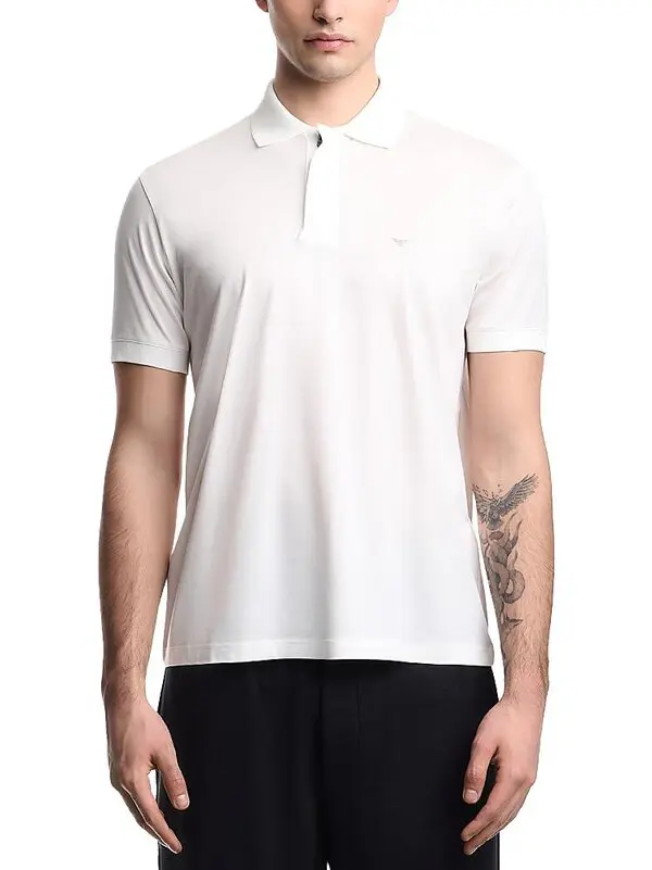 Emporio Armani Travel Essentials Polo Shirt - Off White