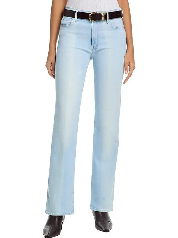 MOTHER The Kick It Mid-rise Straight Jeans - Melt In Your Mouth