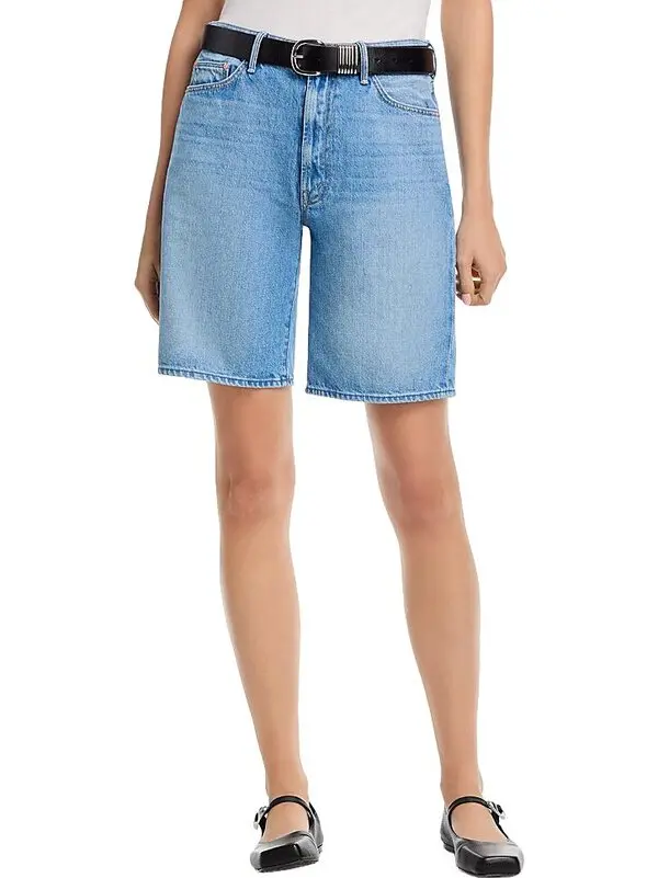 MOTHER The Undercover Bermuda Denim Shorts - Last Bite