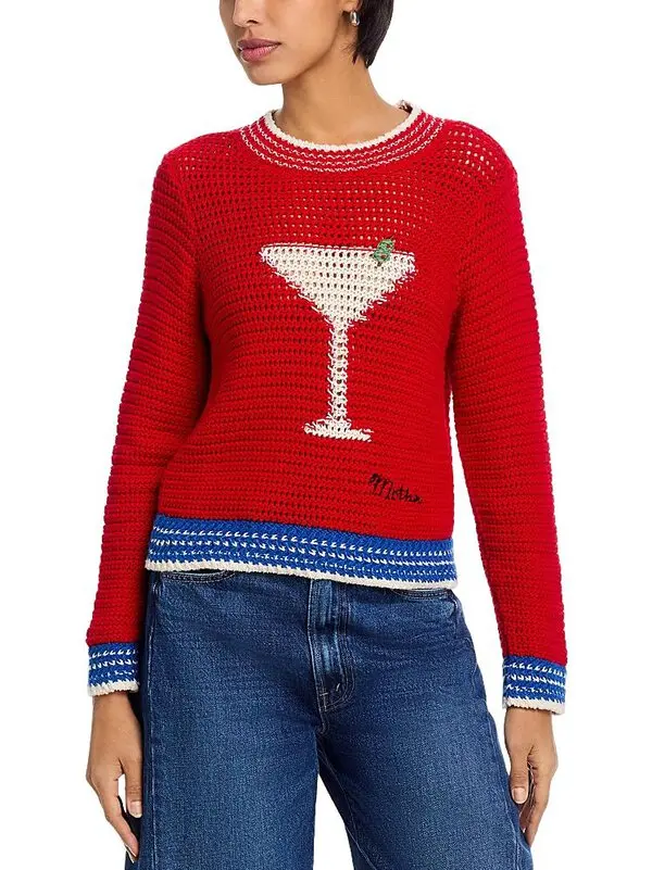 MOTHER The Mini Pullover - Bottoms Up