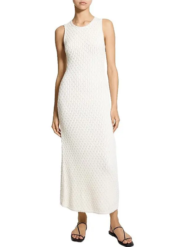 Theory Cable Knit Dress - Ivory