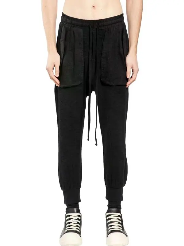 THOM KROM Pocket Jersey Track Pants - Black