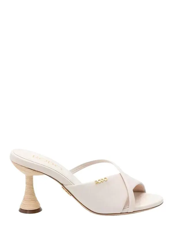 Rodo Crossover Strap Sandals - Neutrals