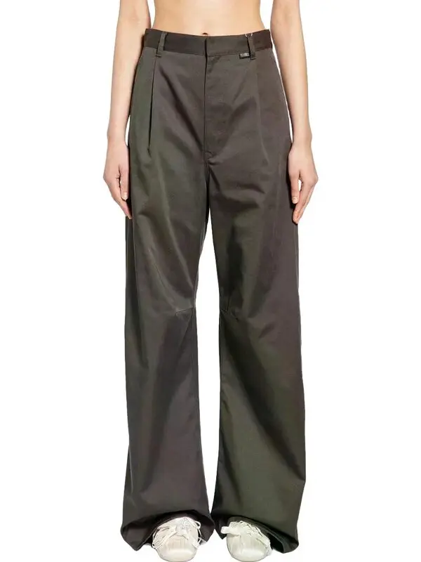 MAISON MARGIELA Wide-leg Chino Pants - Grey