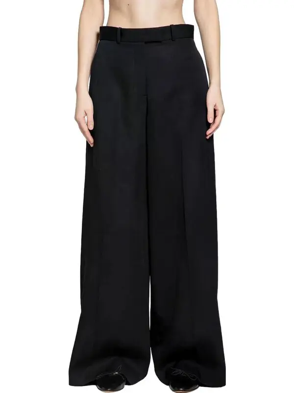 THE ROW Casidia Trousers - Black
