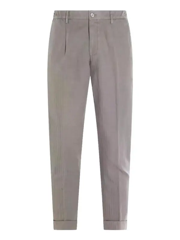 GTA Dennis Pleated Trousers - Grey