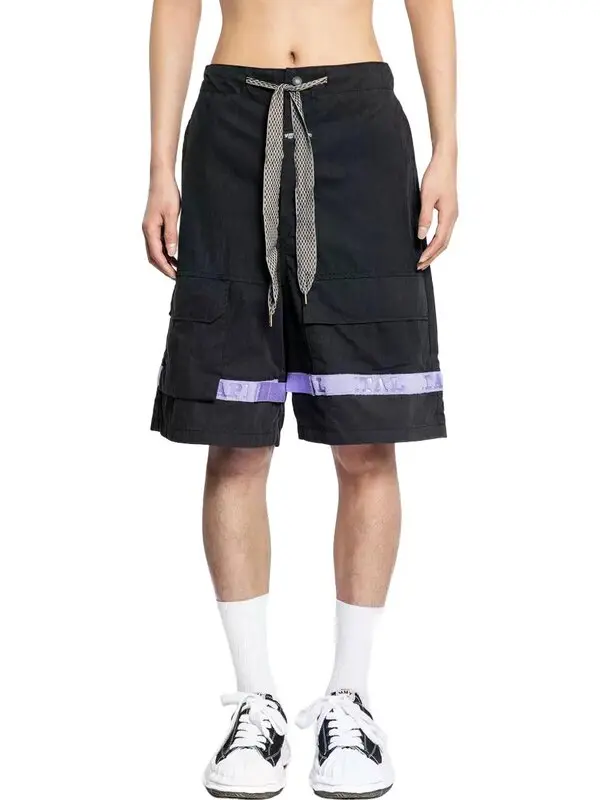 Kapital Cargo Ribbon Shorts - Black