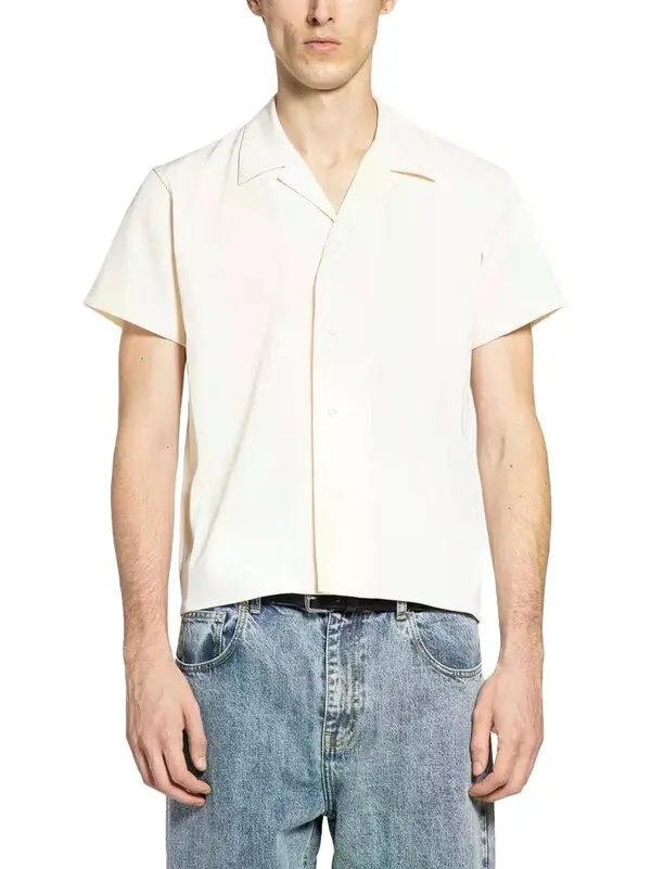 SECOND / LAYER Short-sleeve Shirt - Neutrals