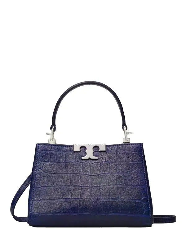 Tory Burch Eleanor Embossed Soft Mini Satchel - Blue
