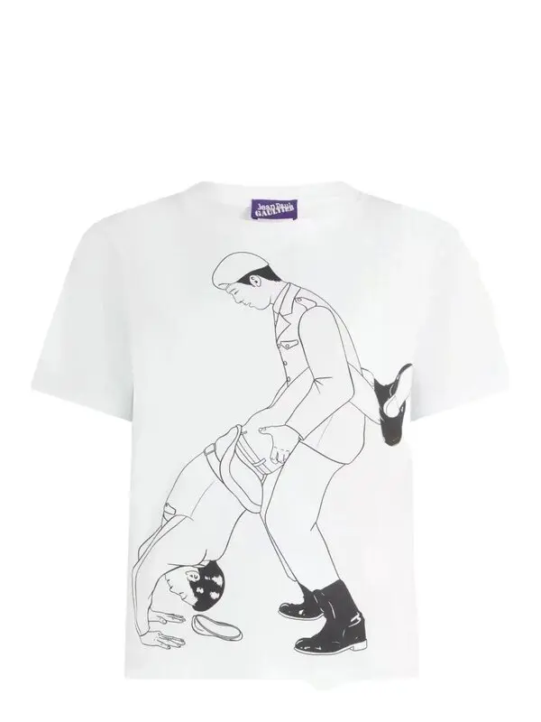 JEAN PAUL GAULTIER Kamasutra Printed T-shirt - White