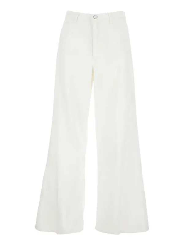 MERCI Anita Wide-leg Jeans - White