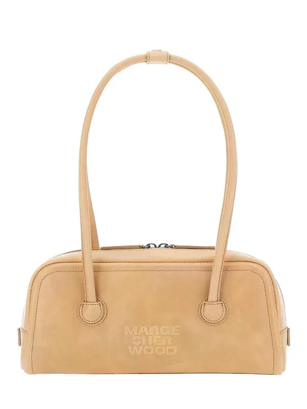 MARGESHERWOOD Leather Shoulder Bag - Neutrals