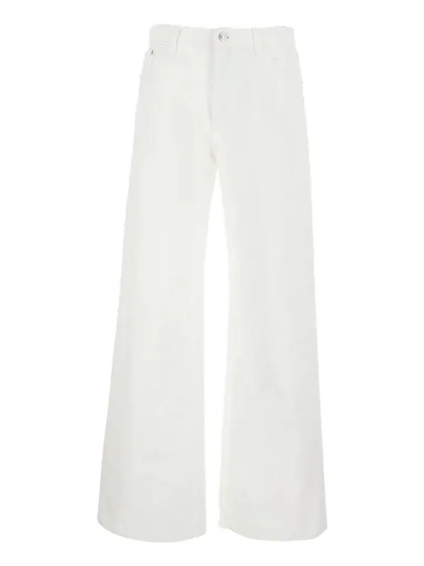 ROY ROGER'S Wide-leg Jeans - White