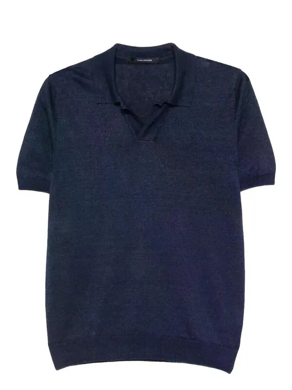 Tagliatore Keith V-neck T-shirt - Blue