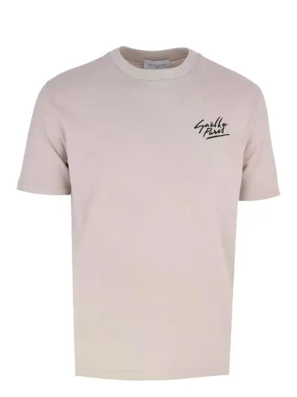 GAELLE Cotton T-shirt - Neutrals