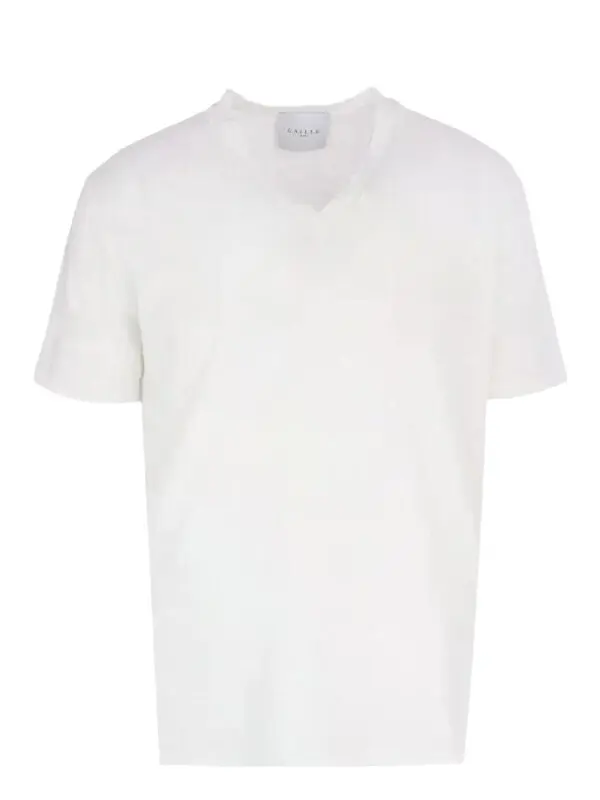 GAELLE V-neck T-shirt - Neutrals