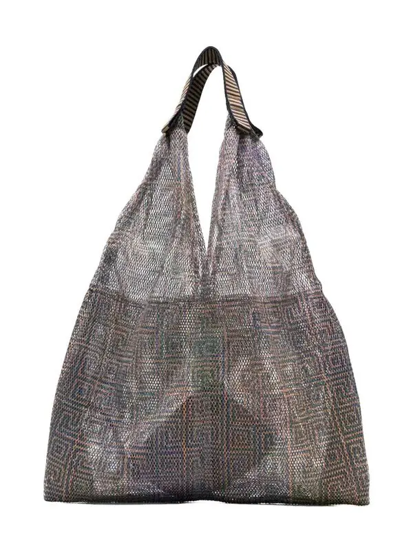 ÉPICE Patterned Tote Bag - Blue