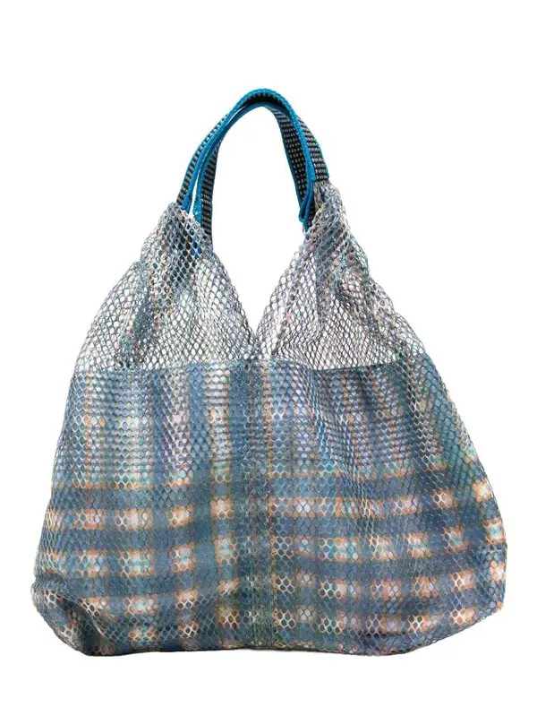 ÉPICE Elvizer S Check Shoulder Bag - Blue