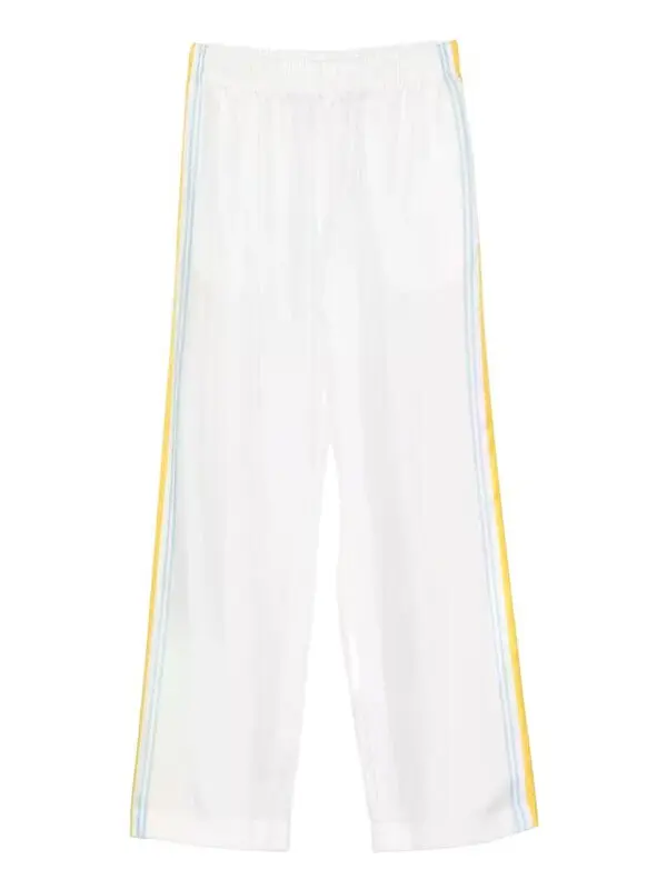 Casablanca Striped Trousers - White