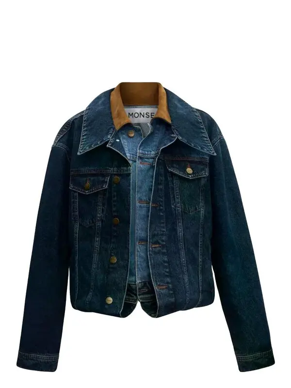 Monse Double-layer Denim Jacket - Blue