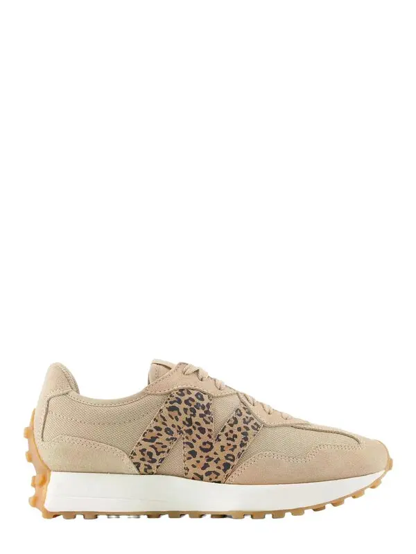 NEW BALANCE 327 Leopard-print Sneakers - Neutrals