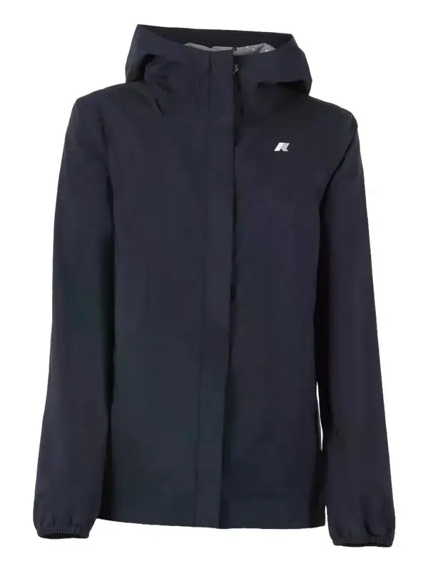 K-WAY Marguerite Hooded Stretch Jacket - Blue
