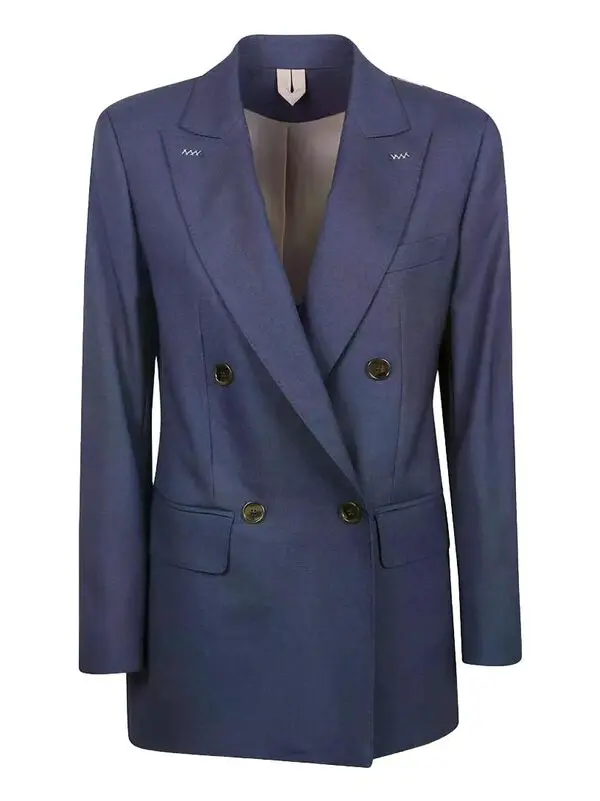 Max Mara Double-breasted Blazer - Blue