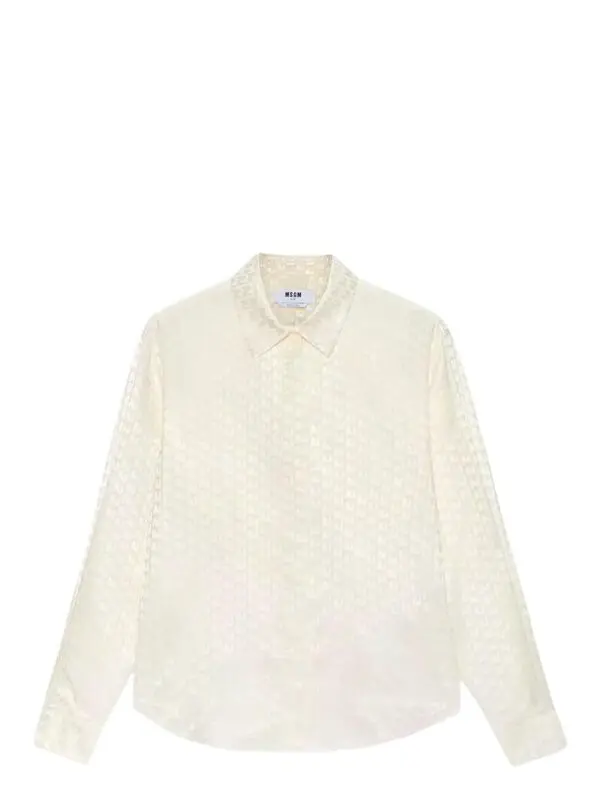 MSGM Patterned Shirt - Neutrals