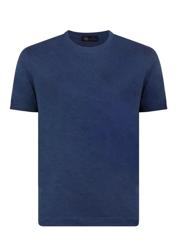 Paul & Shark Silk Crewneck T-shirt - Blue