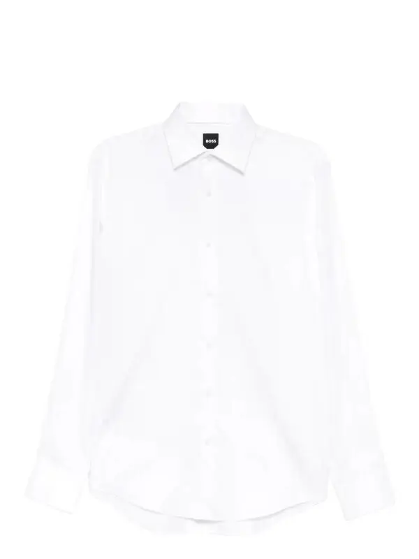 BOSS Cotton Shirt - White