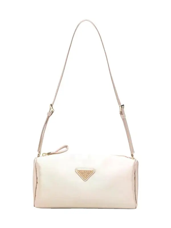 Prada Logo-plaque Mini Bag - Neutrals