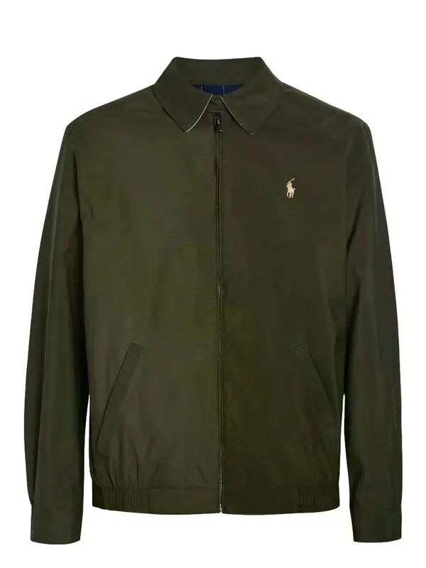 Polo Ralph Lauren Collared Windbreaker Jacket - Green