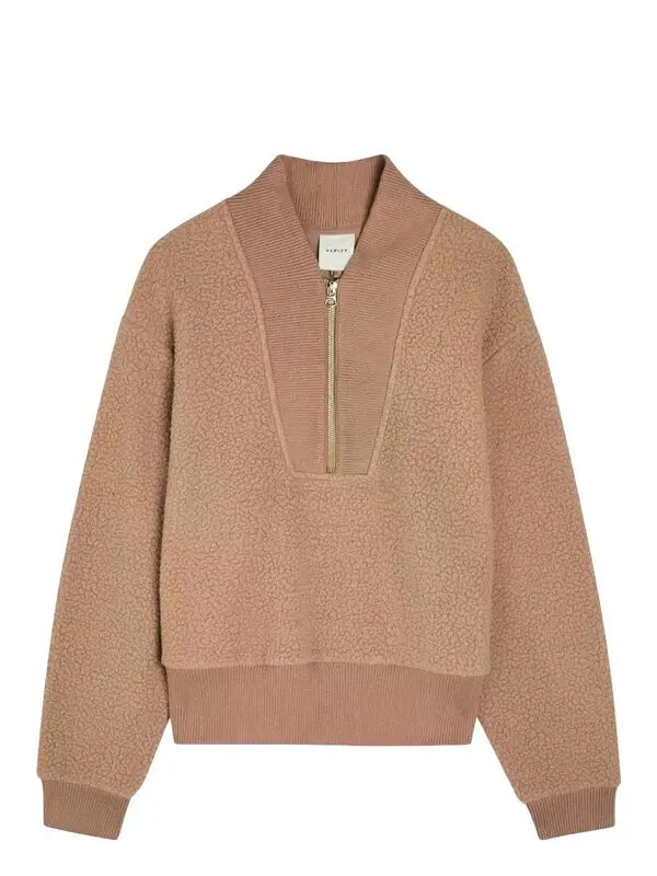 Varley Mumford Half-zip Sweater - Neutrals