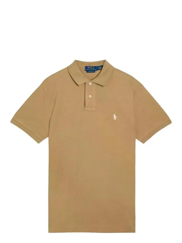 Polo Ralph Lauren Button Polo Shirt - Neutrals