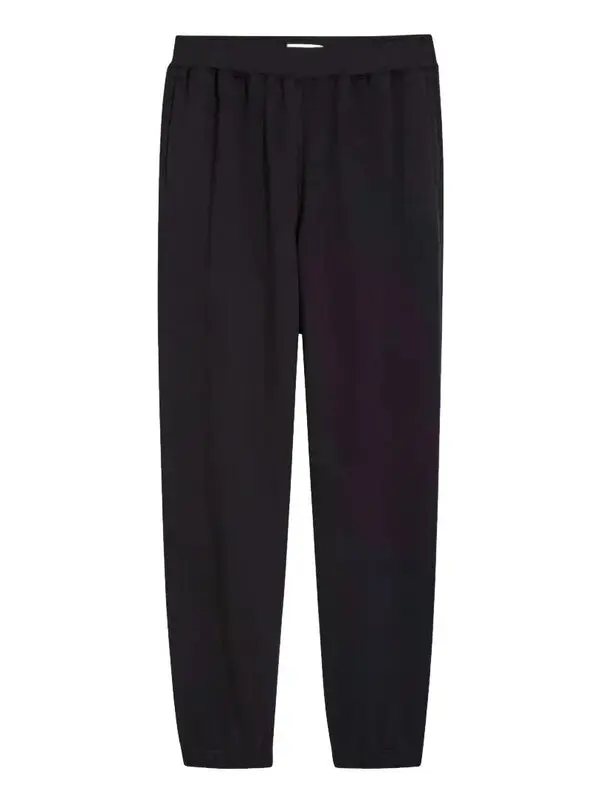 LITERARY SPORT Elastic-waistband Track Pants - Black