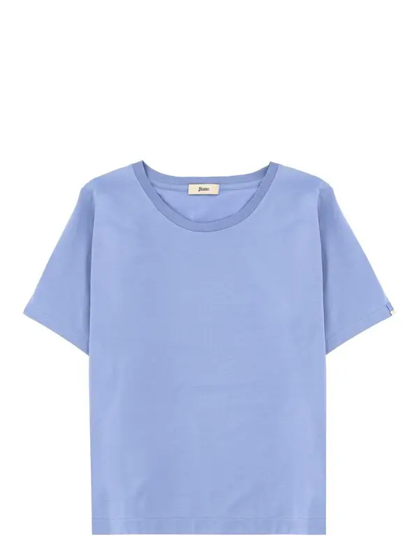 Herno Cotton T-shirt - Azure