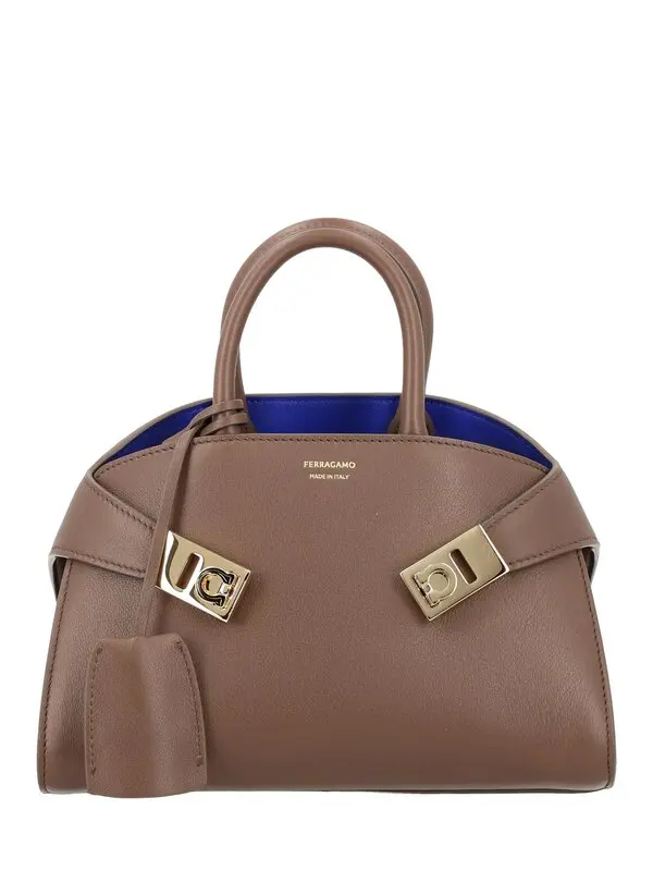 FERRAGAMO Extra Small "hug" Bag - Brown