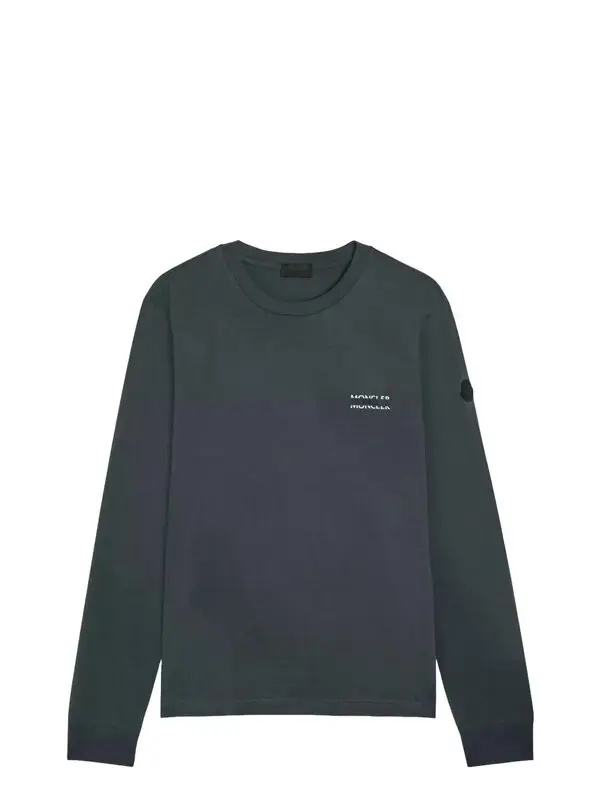 Moncler Long-sleeved Crewneck Sweatshirt - Grey