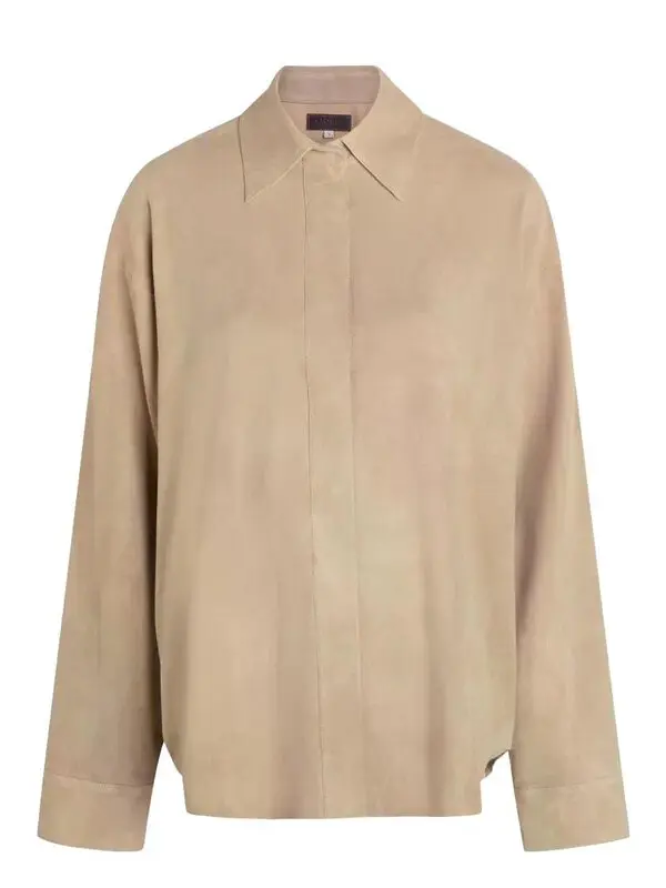 Stouls Polo-collar Shirt - Neutrals