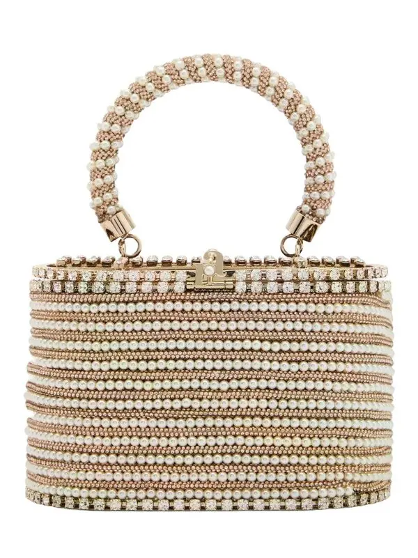 Rosantica Holli Libellula Pearl-embellished Mini Bag - White
