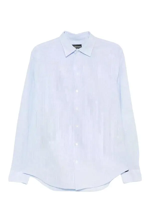 Emporio Armani Striped Shirt - Blue